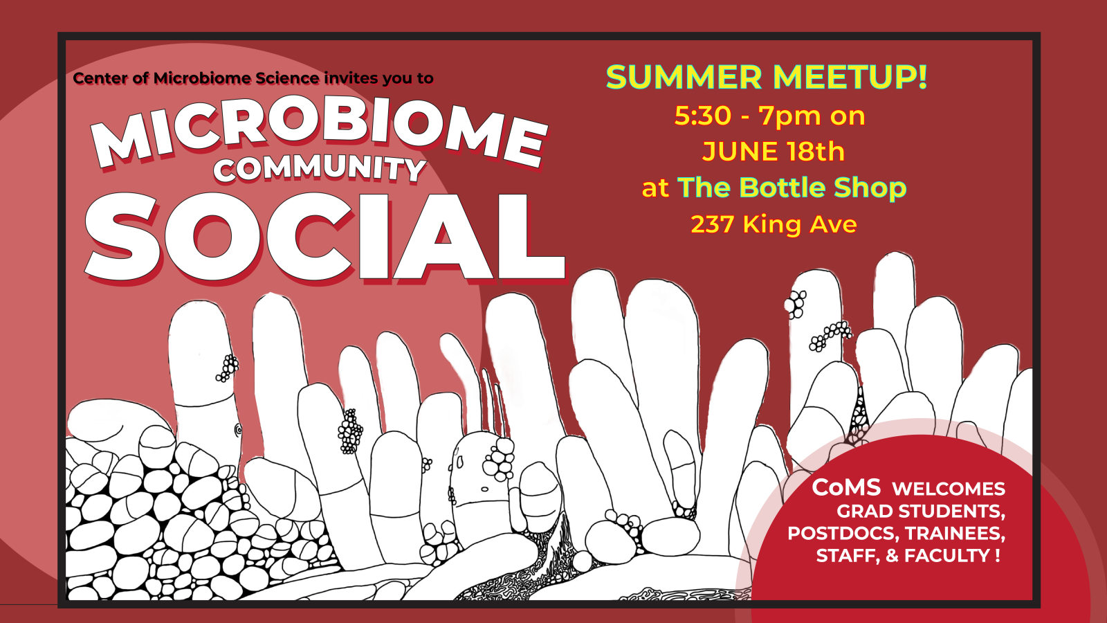 Microbiome Community Events | Center of Microbiome Science